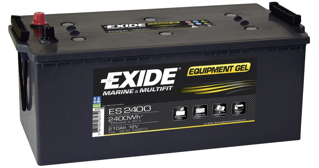 EXIDE Gel ES2400 Batterie de service 12v 210 ah (2400 w) - Battery Center